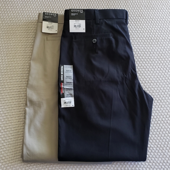 George | Pants | Mens George Straight Fit Work Pants | Poshmark